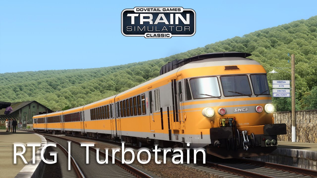 Train Simulator Classic : RTG Turbotrain | Les Trains d'Antan - YouTube