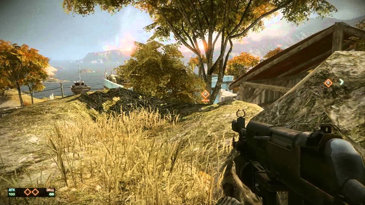 Battlefield: Bad Company 2. Sniper positions - YouTube