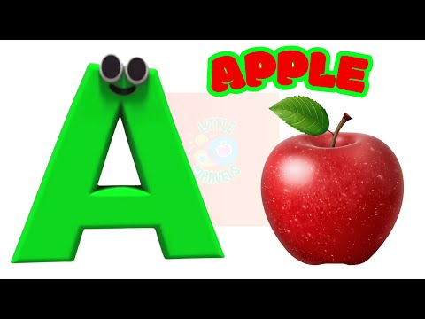 A is for Apple 🍏 ABC Phonic Song | Various Nursery Rhymes in English