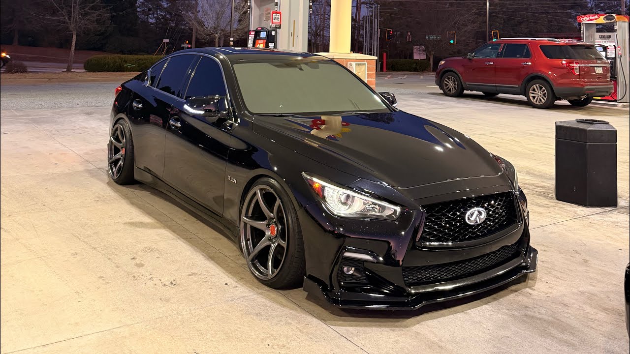 POV Drive in a Tuned Infiniti Q50 | Turbo Sounds and hard pulls - YouTube