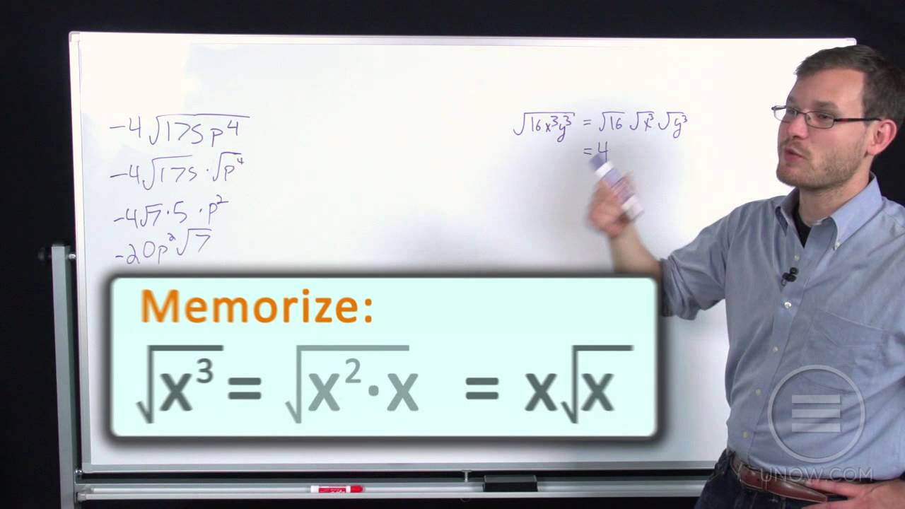 UniversityNow: College Algebra Unit 5- Simplifying Radicals Extra ...
