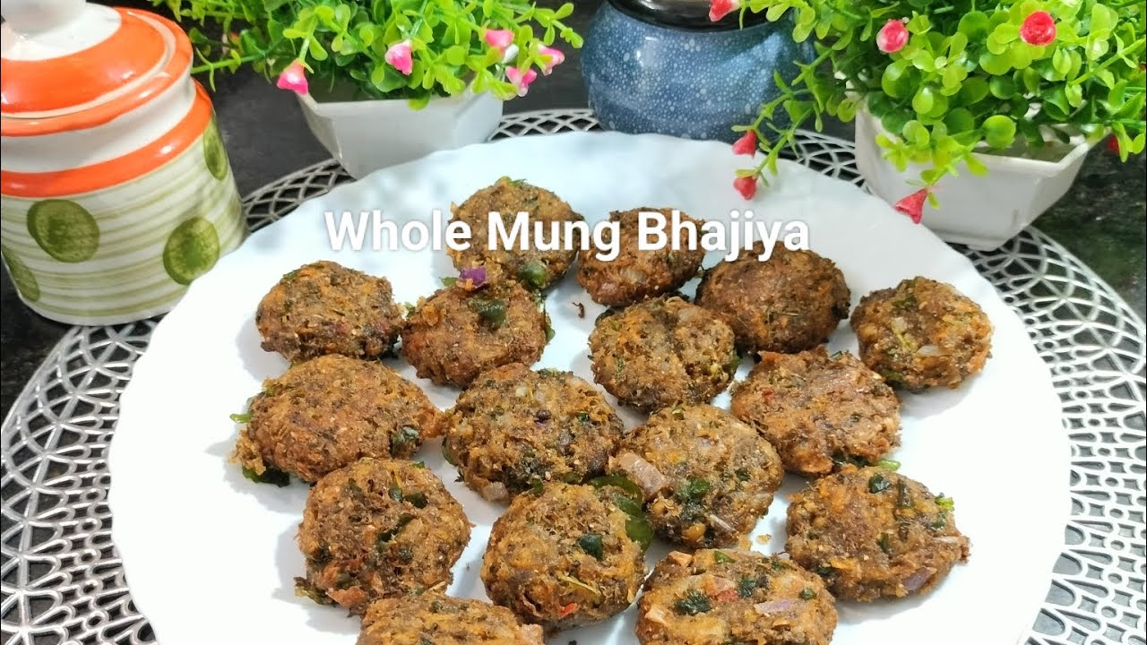 Whole Mung Bhaji | Healthy Mung Bhajiyaa | Pulse Bhaji | Healthy Snack ...