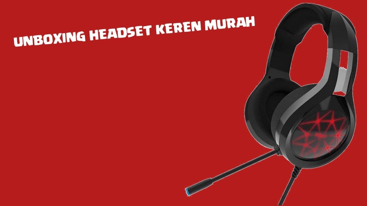 HEADPHONE GAMING KEREN MURAH | UNBOXING GAMING HEADSET ROBOT RH - G10 ...
