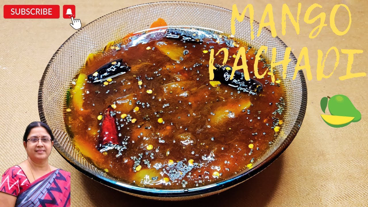 Mango Pachadi Recipe | Mangai Pachadi | Sweet Recipe | Tamil New Year ...