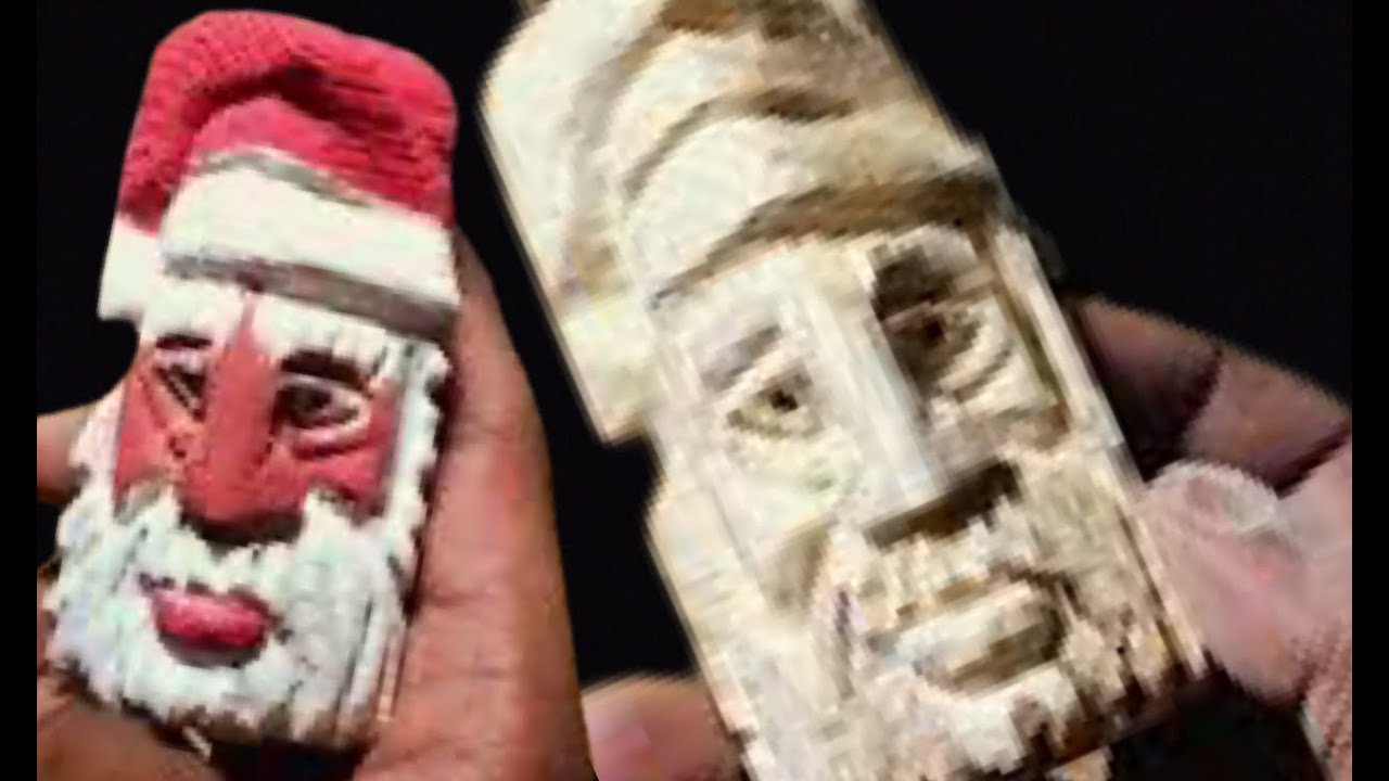 New Power Carving Wood Spirit Santa - YouTube