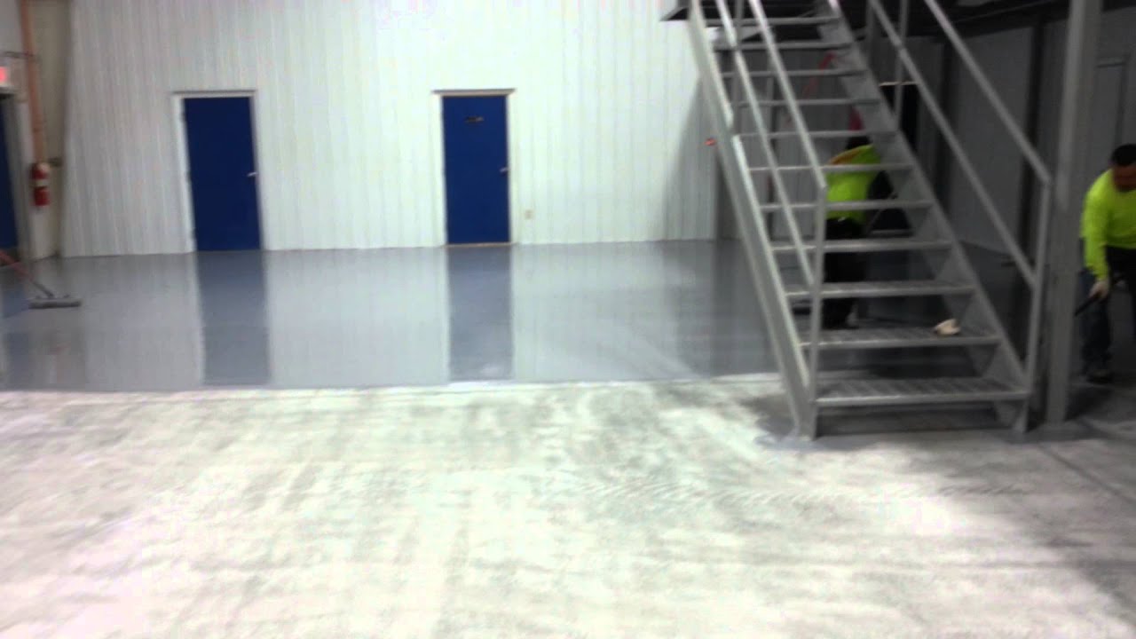 Stonhard signature flooring - YouTube