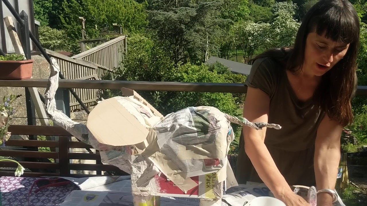 Junk modelling - elephant - part 3 - YouTube