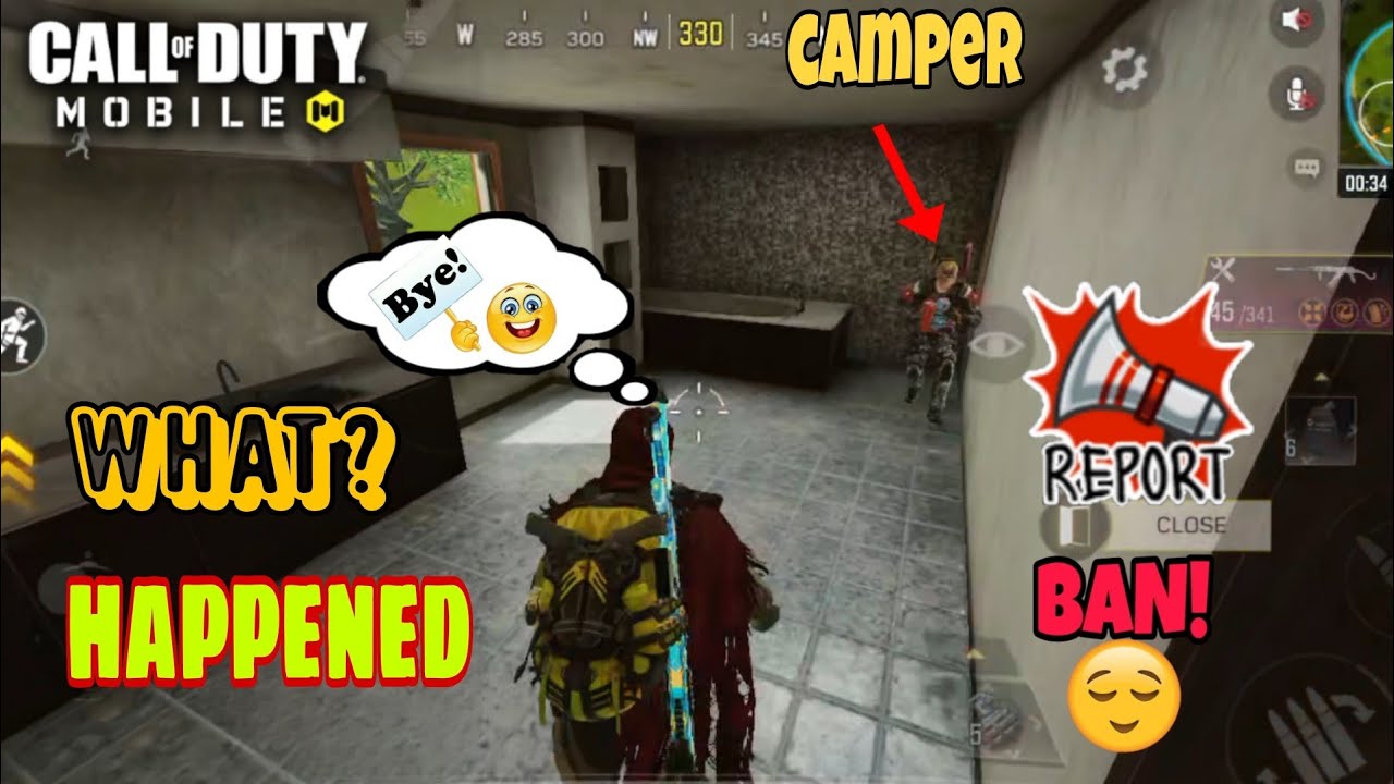 Crazy Camper Chaos! SHOCKING 😲 Report to Ban Me in CODM! What Happened ...