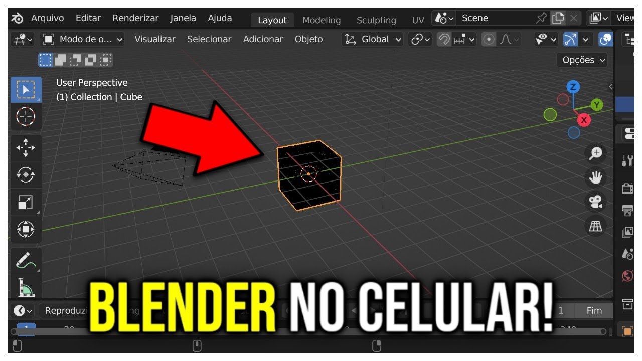 💥 BLENDER AGORA TEM VERSÃO MOBILE!!! | TESTEI NO CELULAR! - YouTube