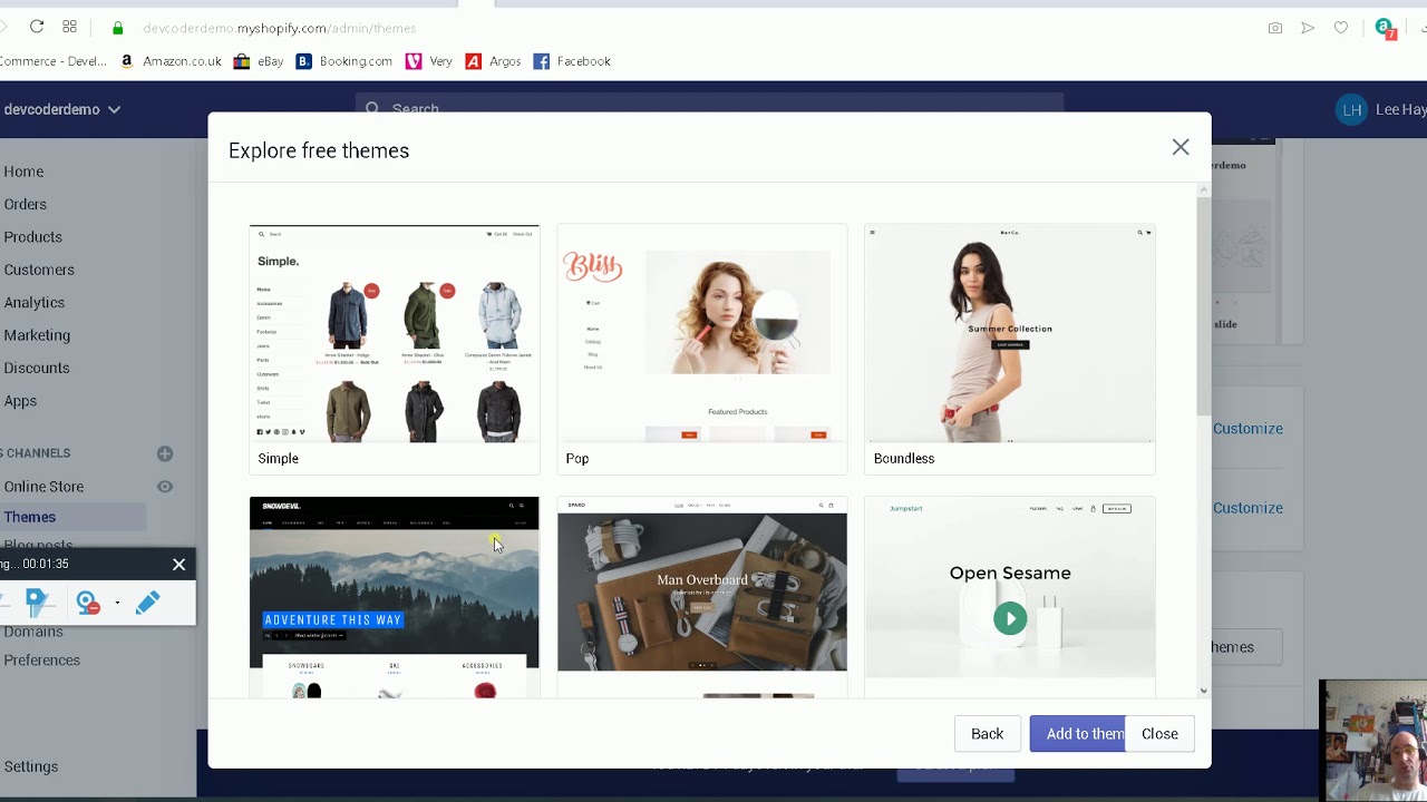 SHOPIFY | Getting Started Themes - YouTube