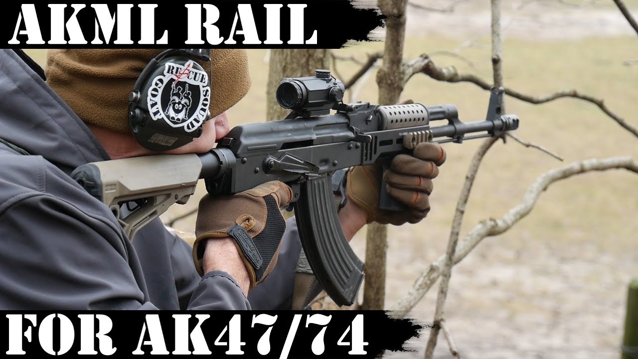 AKML M-lok Rail for AK47/74 from TDI - YouTube