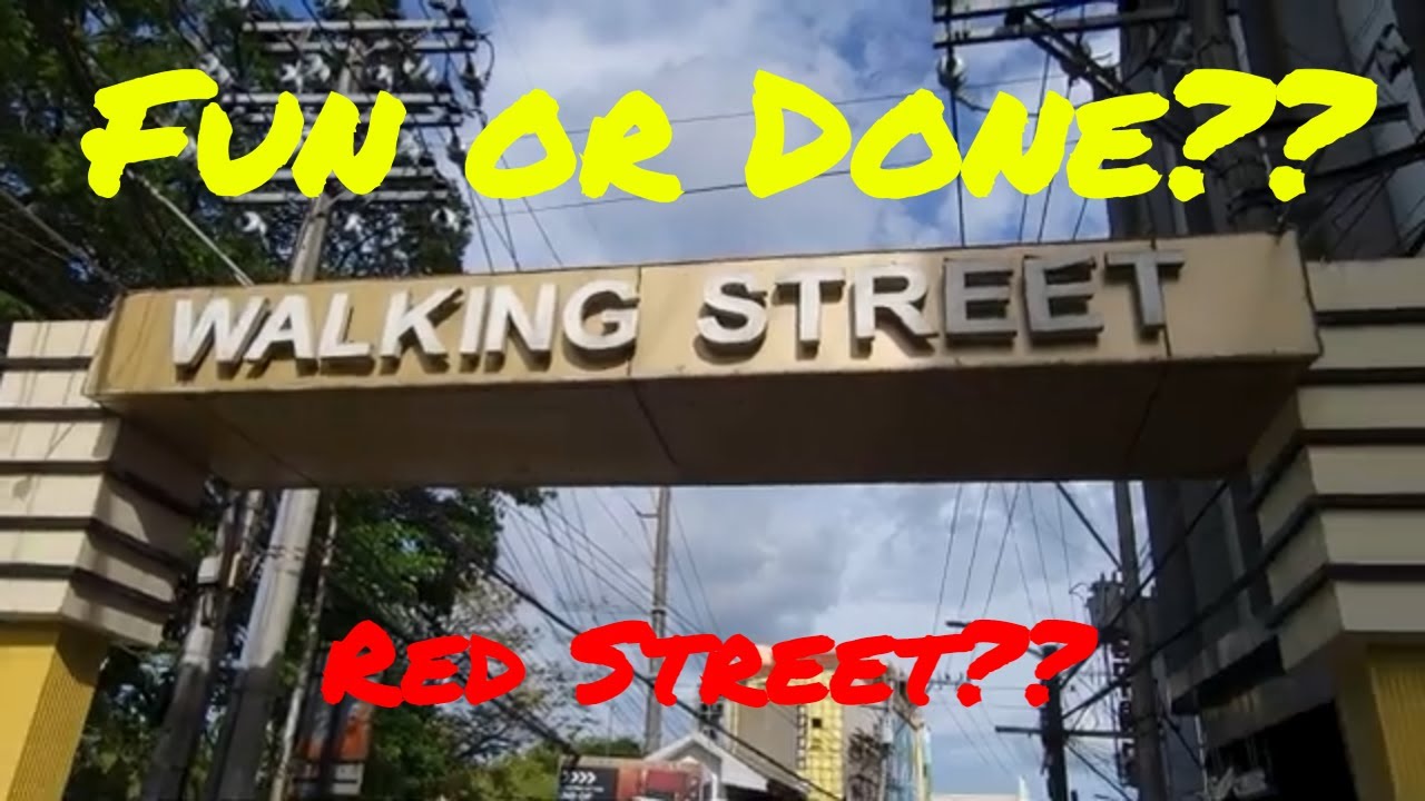 Family Trip Down the Famous Walking Street in Angeles City Philippines ...