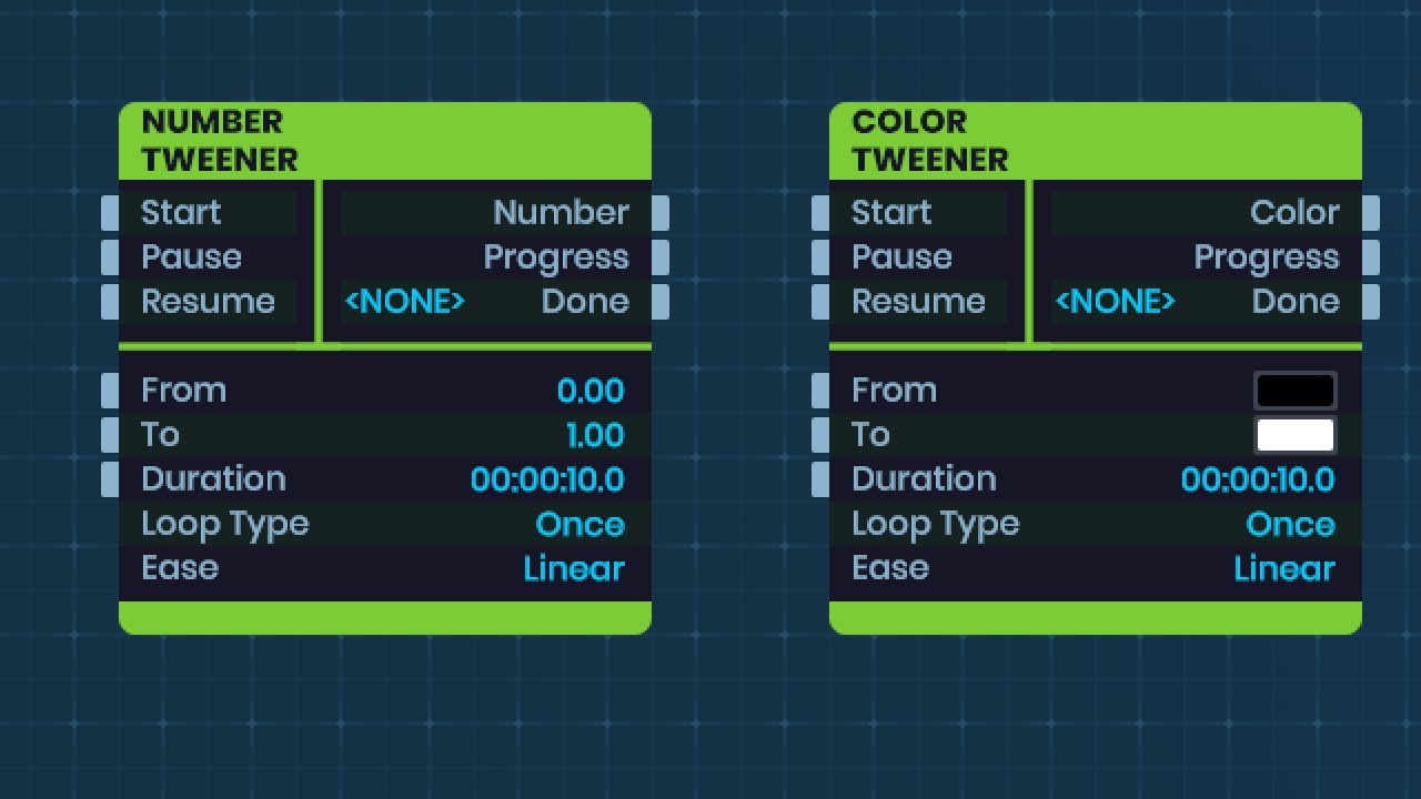 Number Tweener, Color Tweener Node Tutorial Plasma - YouTube