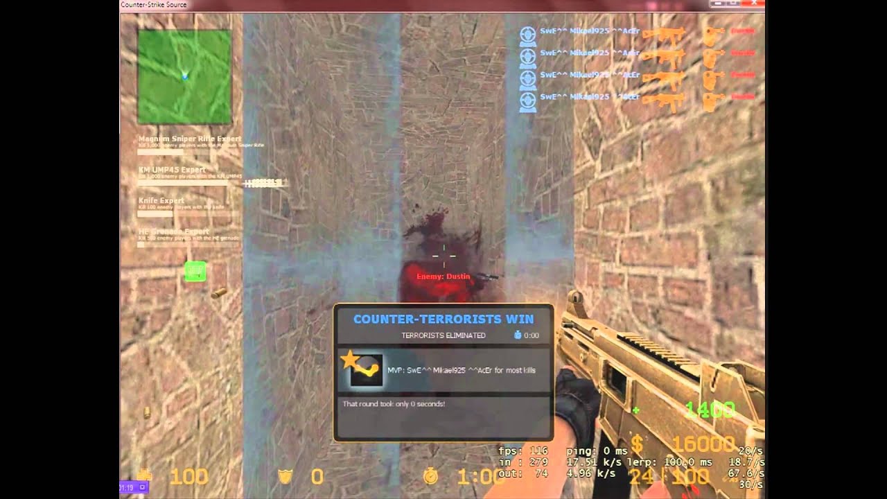 Counter Strike Source Achievement Boosting - YouTube
