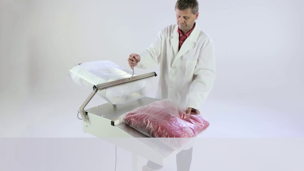 hp 500 TM Tabletop Baggers \ Hawo - YouTube