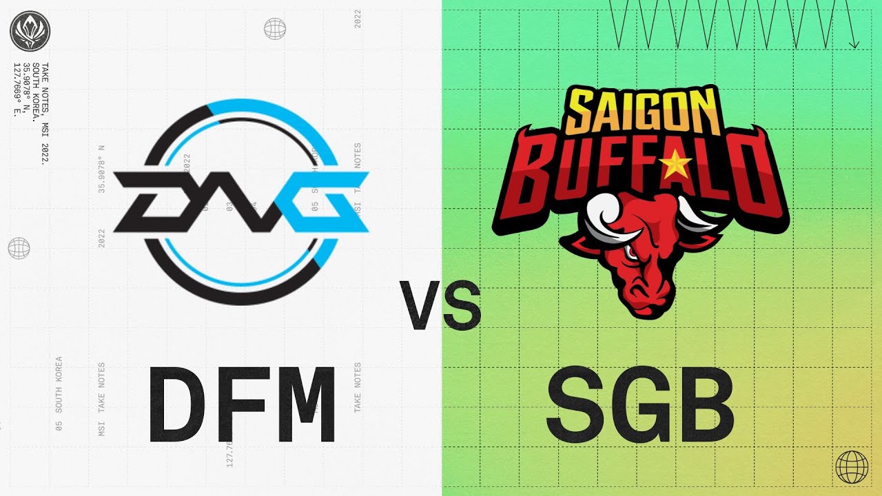 MSI 2022 - Group Stage D2 - DFM vs SGB - YouTube