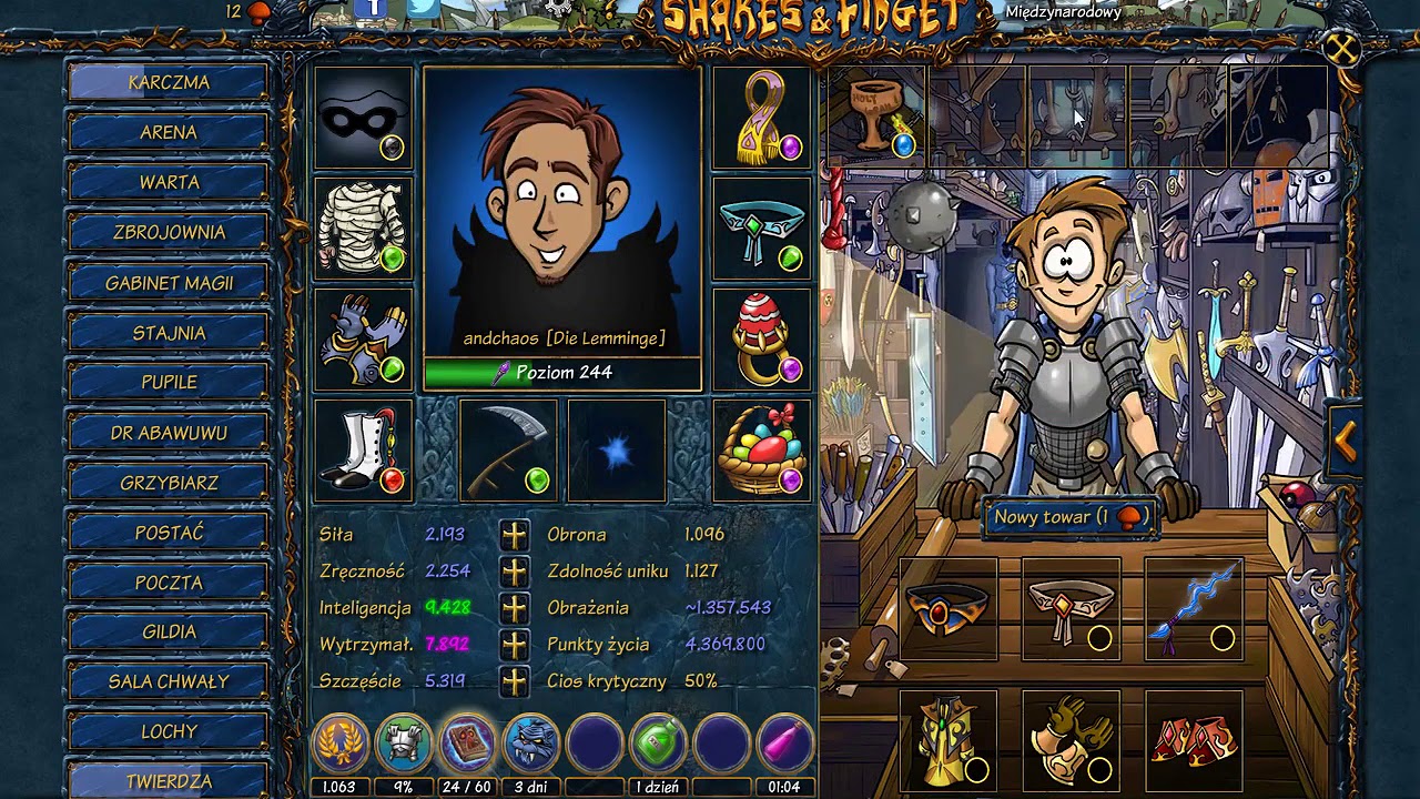 [PC] Let's Level Shakes and Fidget Poziom 244 [PL] - YouTube