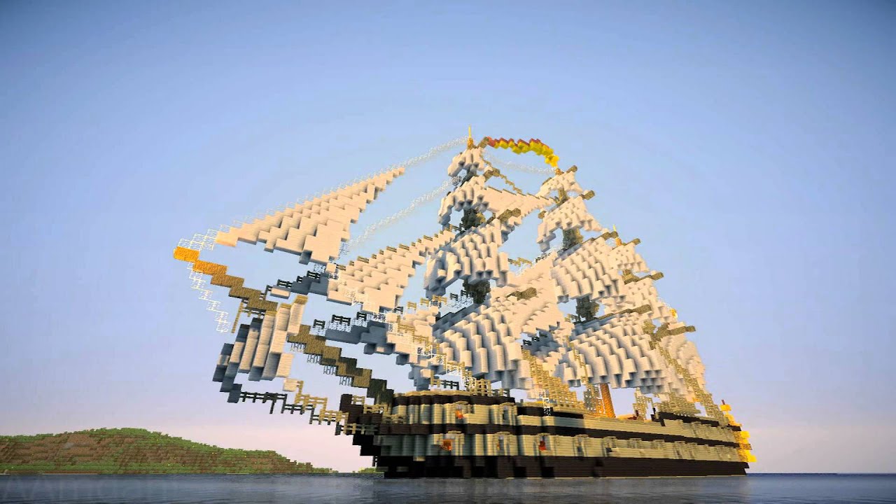 5th Rate Frigate [Minecraft cinematic] - YouTube