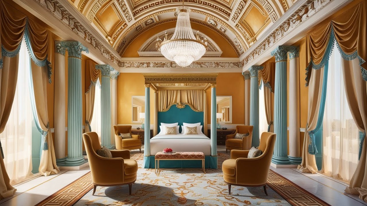Experience the most luxurious,grand Greek style suite room | Star hotel ...