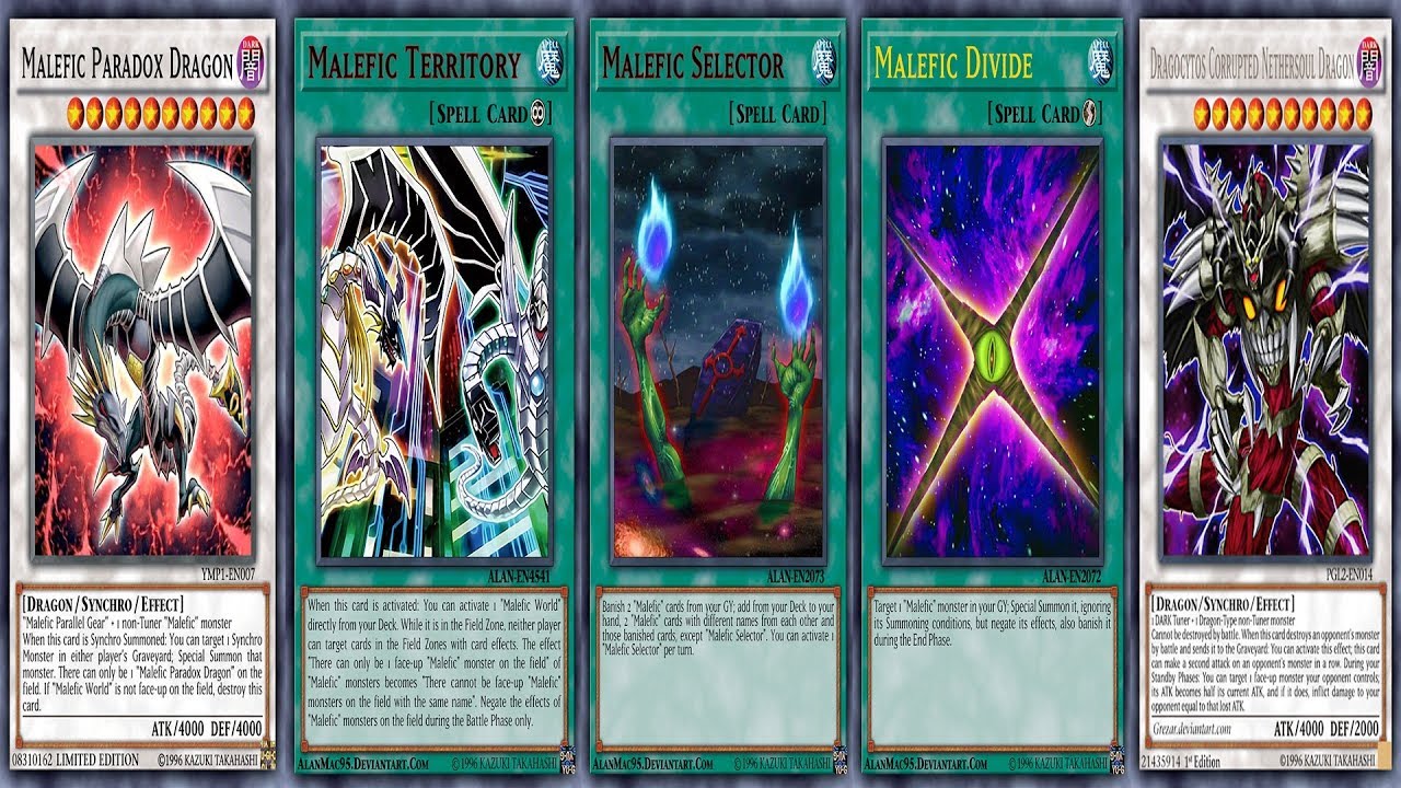 YGOPRO Malefic Divide Malefic Selector Malefic Territory Deck Malefic ...