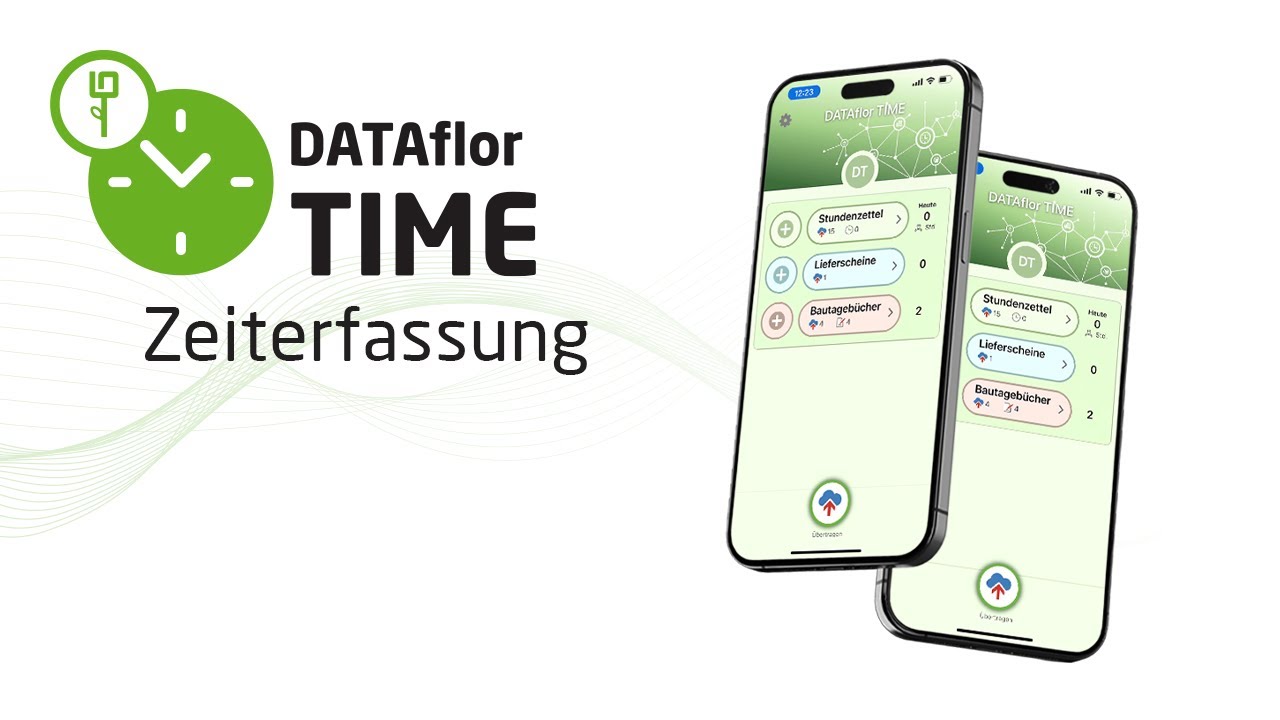 Neue DATAflor TIME - Zeiterfassung - YouTube