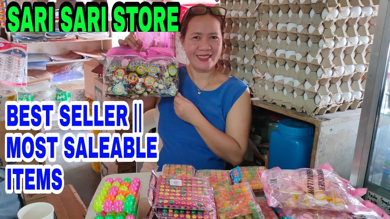 BEST SELLER || MOST SALEABLE ITEMS SA SARI SARI STORE RETAILER - YouTube