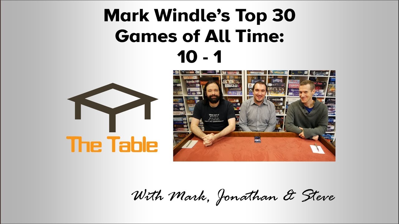 Mark Windle's Top 30 Games of All Time: 10 - 1 - YouTube