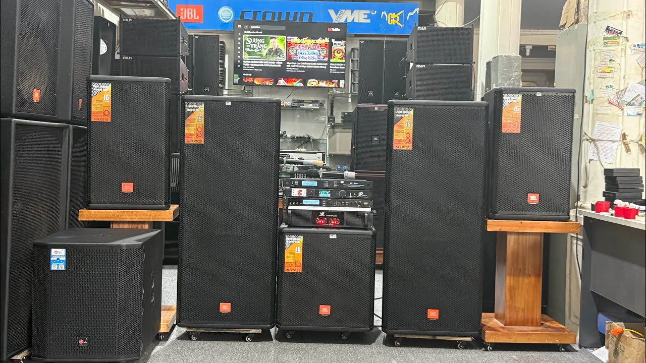 Loa jbl Mrx 515-525 tuyển chọn Mỹ xịn sò lh 0973096520 - YouTube