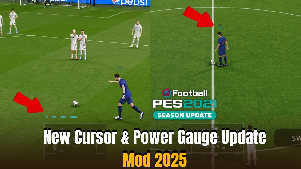 "Cursor & Power Gauge Update Mod 2025 – Enhance Gameplay in PES 2021 ...