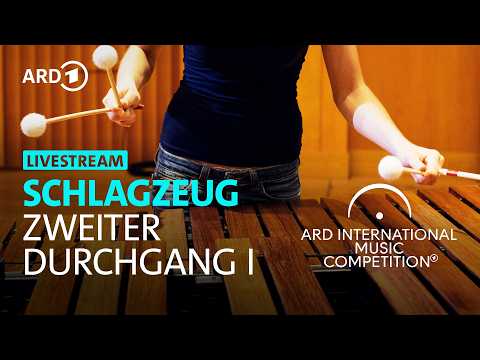 LIVE: 2. Durchgang im Fach Schlagzeug Tag 1 | ARD-Musikwettbewerb