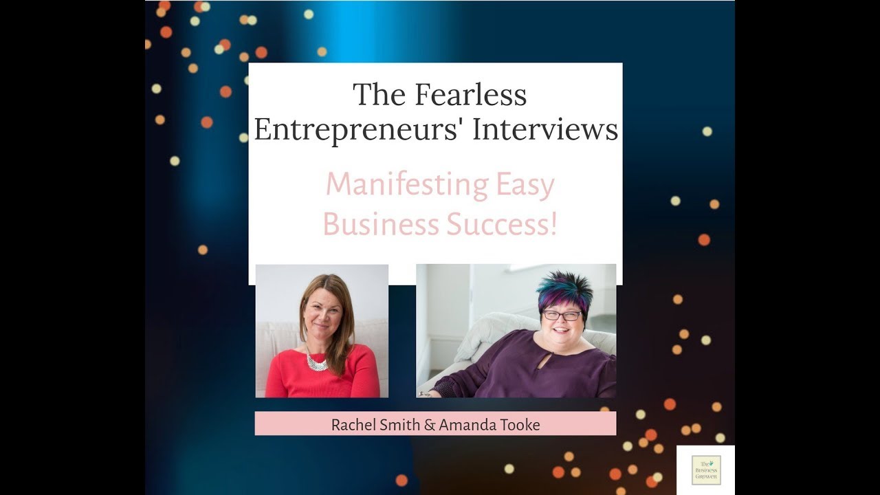 The Fearless Entrepreneurs' Interview With Amanda Tooke - YouTube