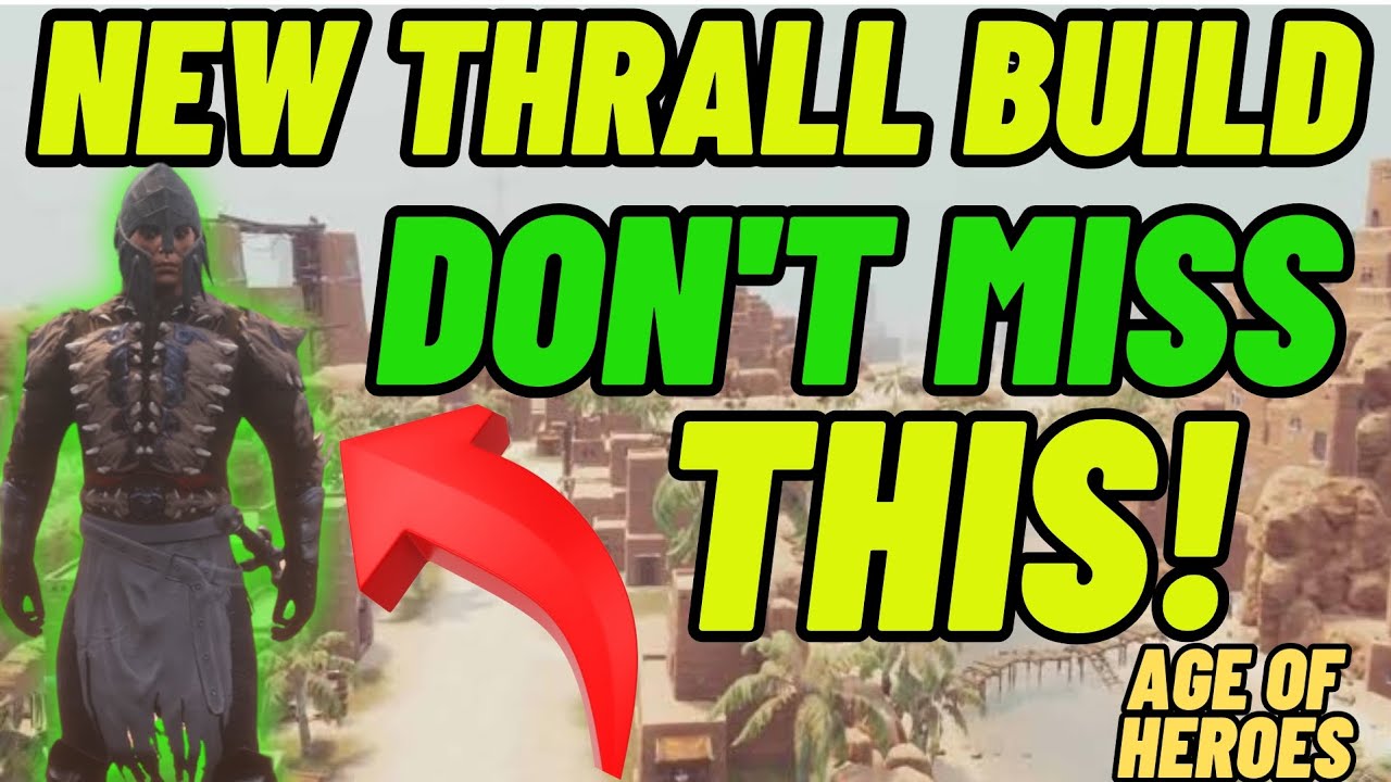 New thrall build! check it out! Conan exiles age of heroes - YouTube