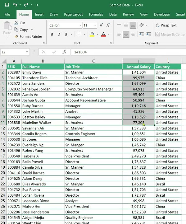 Add Rupees or Dollar Symbol in Excel tables #shorts - YouTube