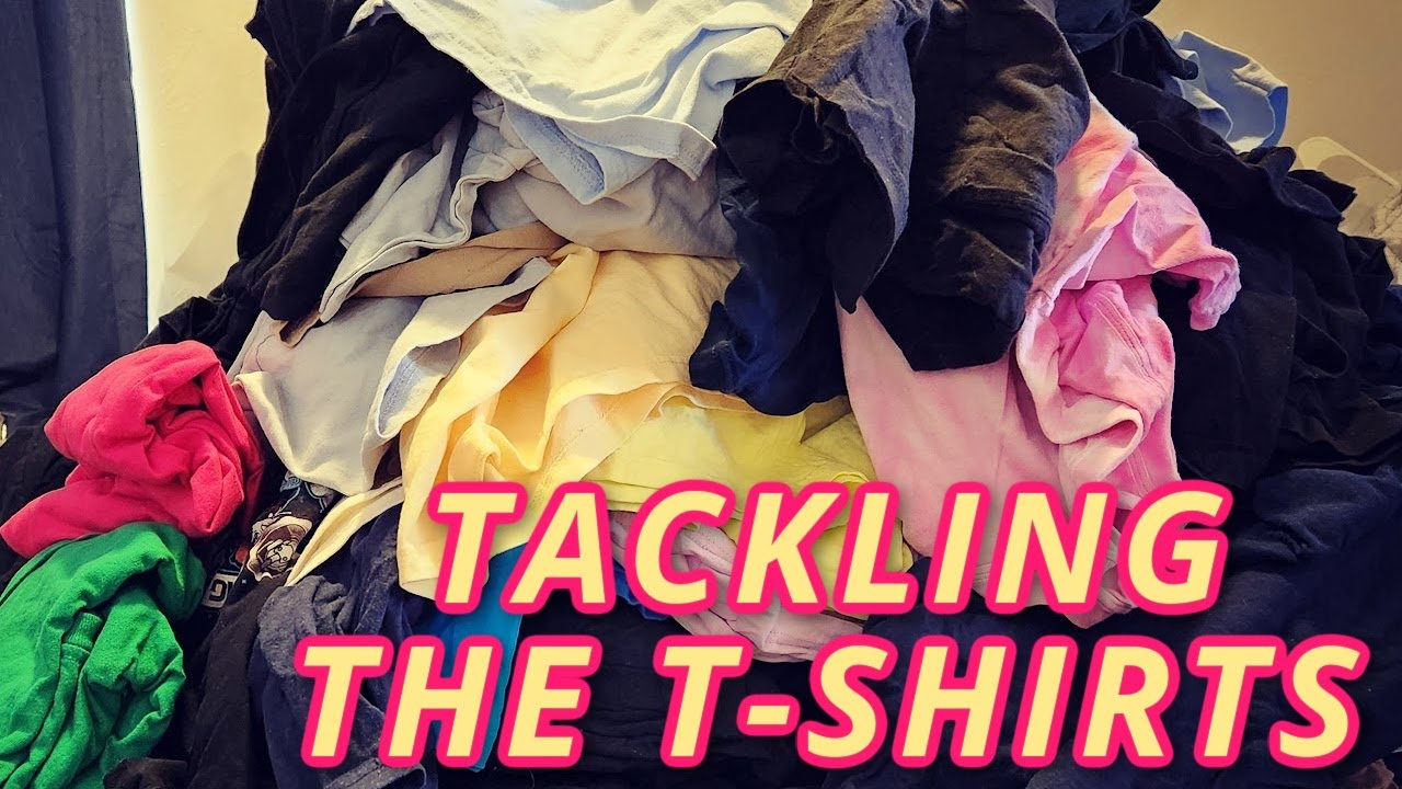 TACKLING THE T-SHIRTS | I'm Finally Sorting My Epic Nerdy Tee ...