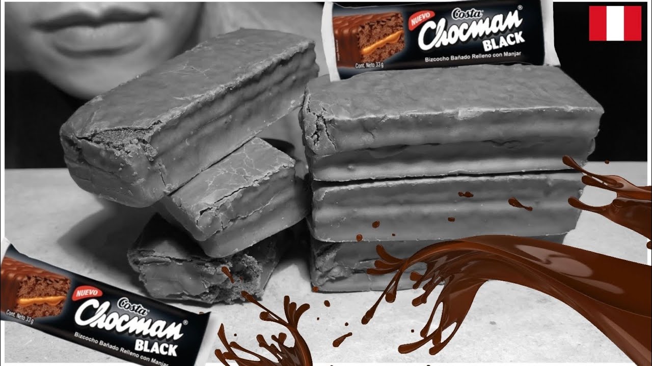 Probando 6 Bizcochos Chocman Black de Chocolate con Manjar en Lima 🇵🇪 ...
