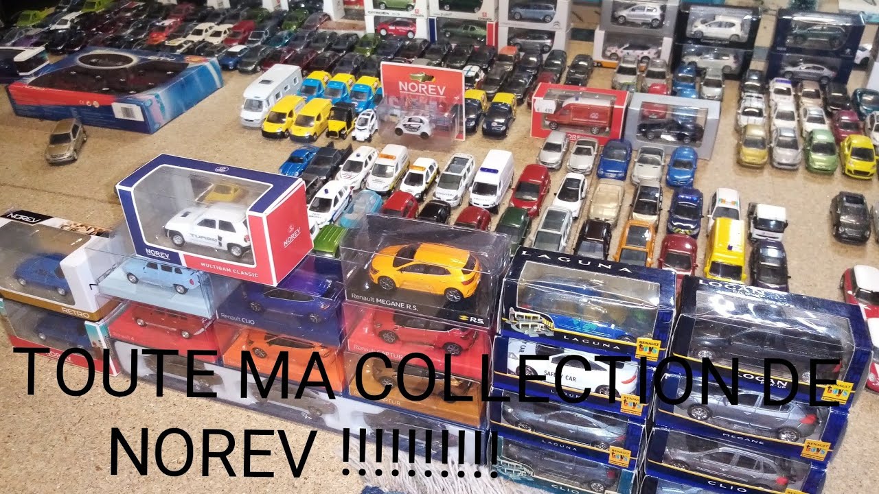 TOUTE MA COLLECTION DE VOITURES MINIATURES NOREV 1/64 ET 3 INCHES ...