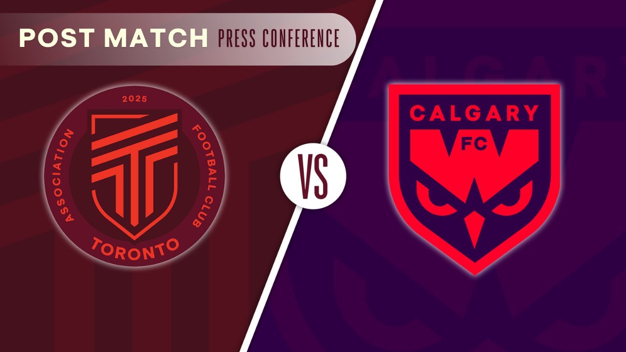 AFC Toronto vs. Calgary Wild | Post Match Conference | Aug 30 2025 ...
