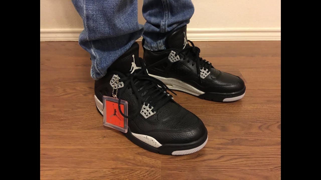 Jordan retro 4 Oreo's - YouTube