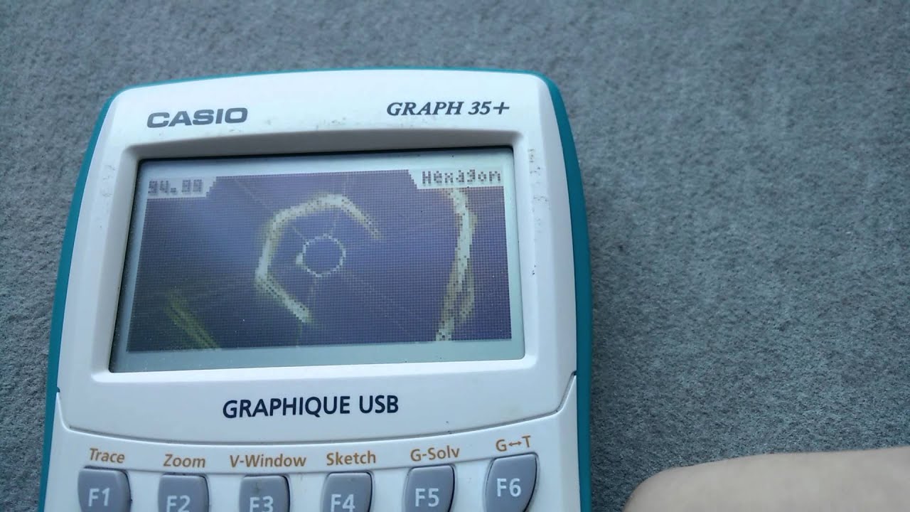 Super Hexagon Casio : Real calculator footage - YouTube