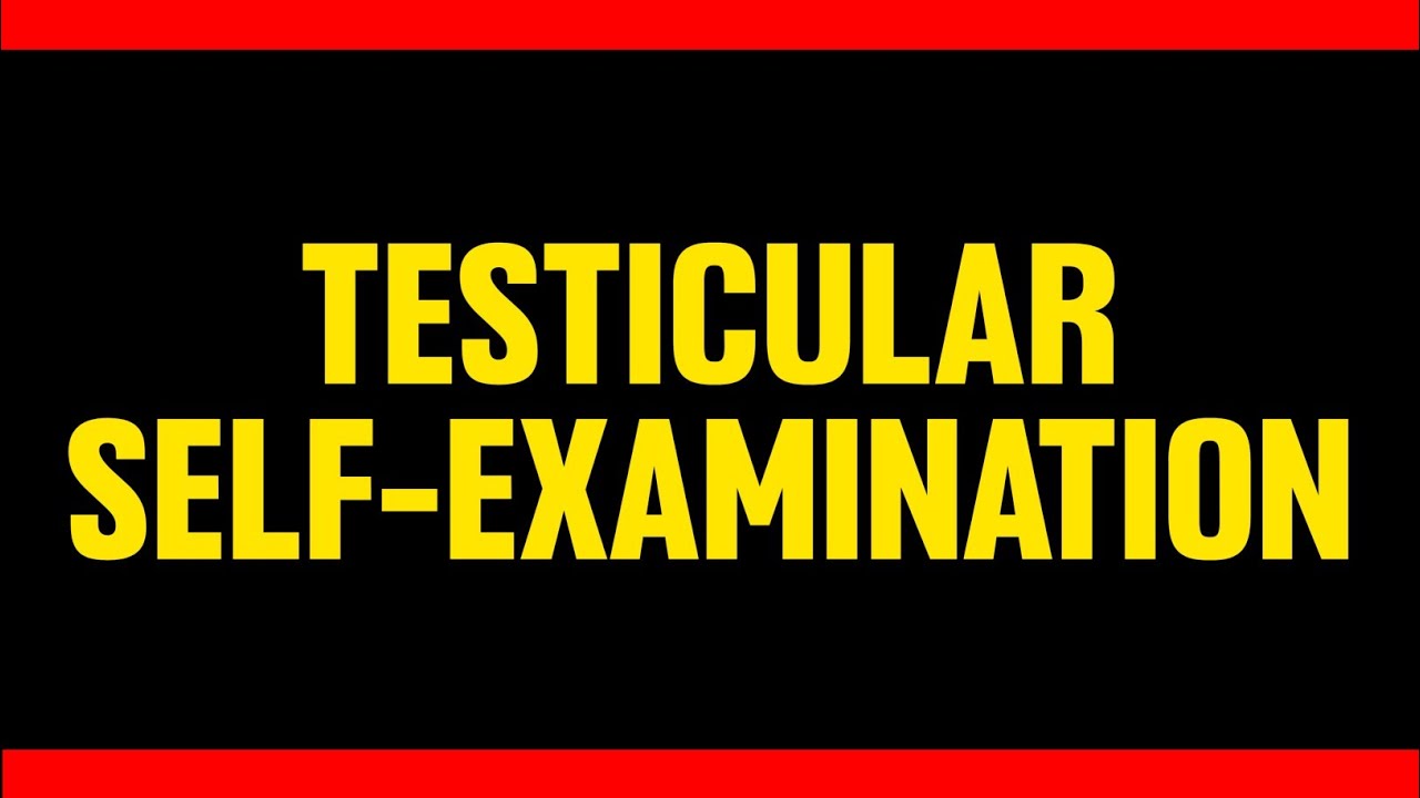 Testicular Self-examination (Step By Step Guide) | Viv Care - YouTube