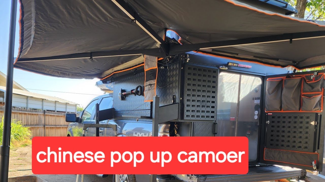chinese pop up camper review - YouTube