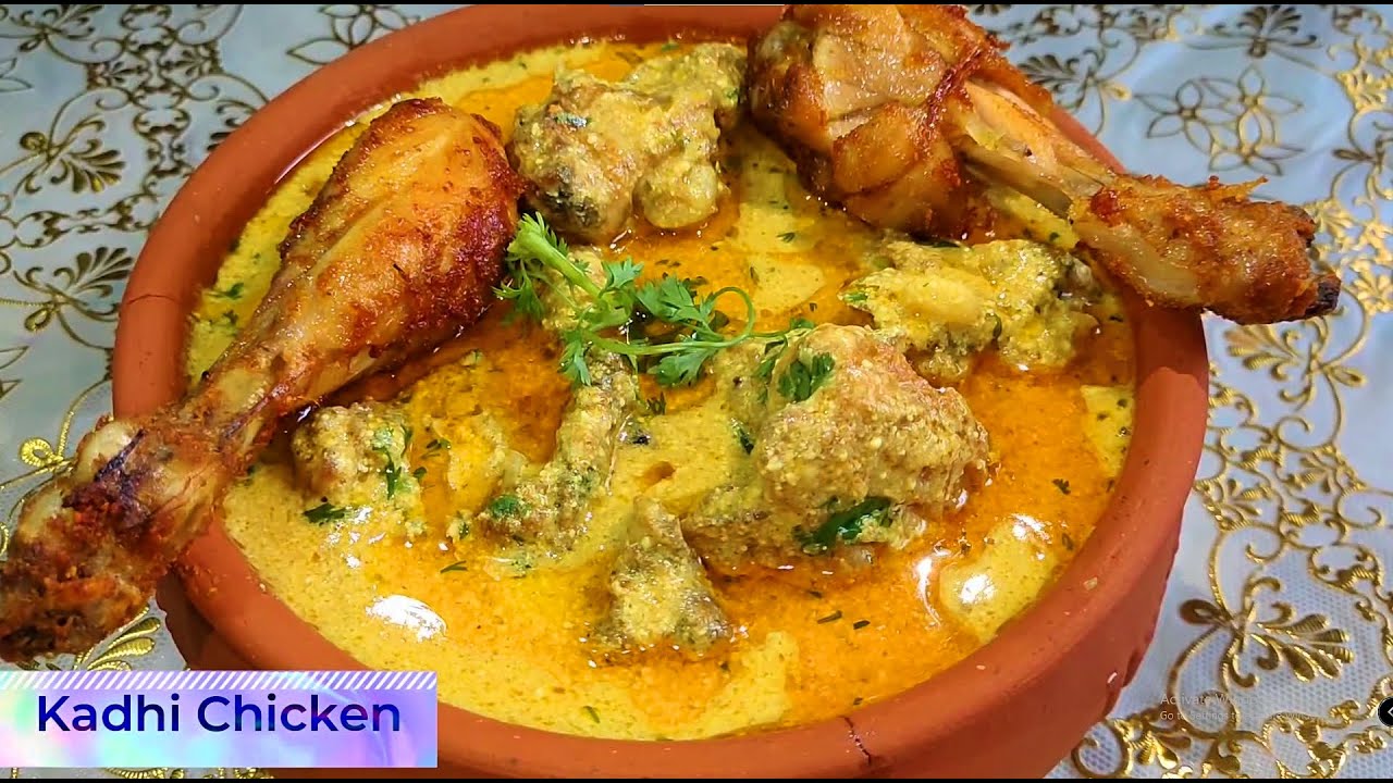 Kadhi Chicken Recipe | Yogurt Kadhi Chicken | Cook With Fara - YouTube