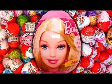 Barbie, Surprise Eggs, Unboxing, Barbie, Surprise Egg, Toy Surprise ...