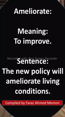 A Formal Verb ''Ameliorate'', For IELTS And Other Proficiency Writing ...