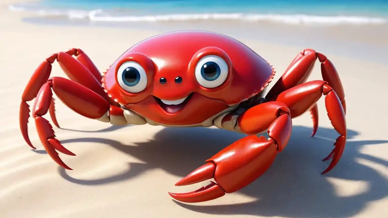 Little Crab, Snap Snap Snap! | Fun Ocean Nursery Rhyme for Kids | Sing ...