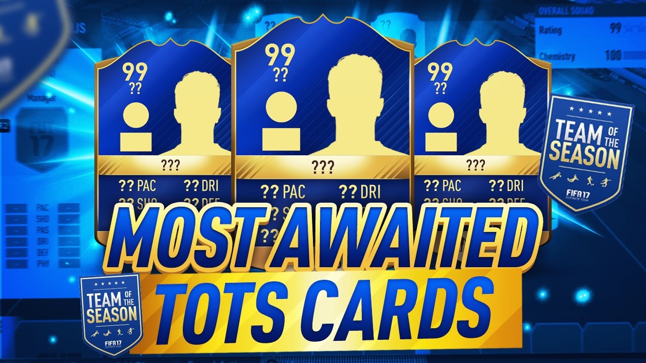 BEST & MOST AWAITED TEAM OF THE SEASON (TOTS) CARDS in FIFA 17 ULTIMATE ...