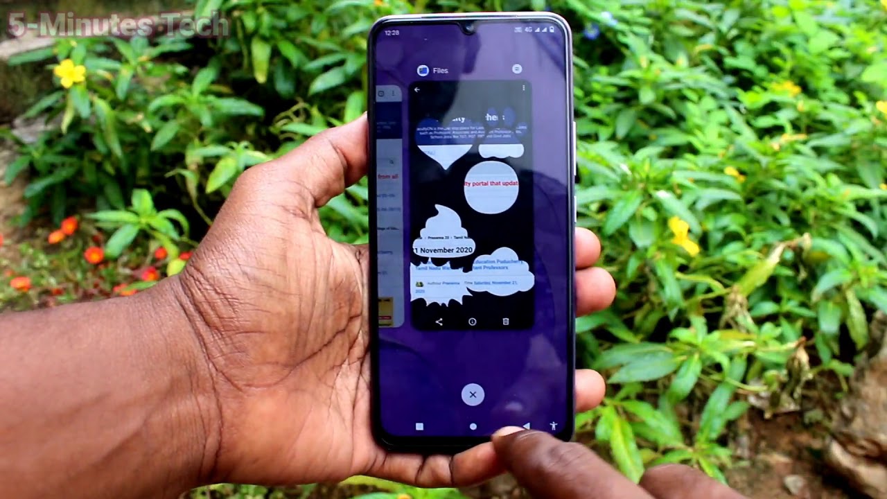 How to turn off or turn on auto screen rotation in Vivo V20 / Vivo V20 ...