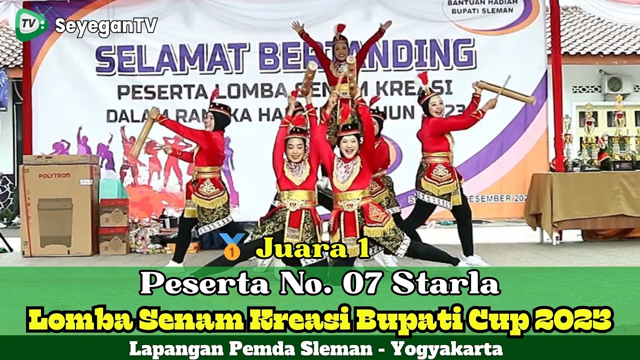 Peserta 07 Starla | Juara 1 Lomba Senam Kreasi Bupati Cup 2023 ...