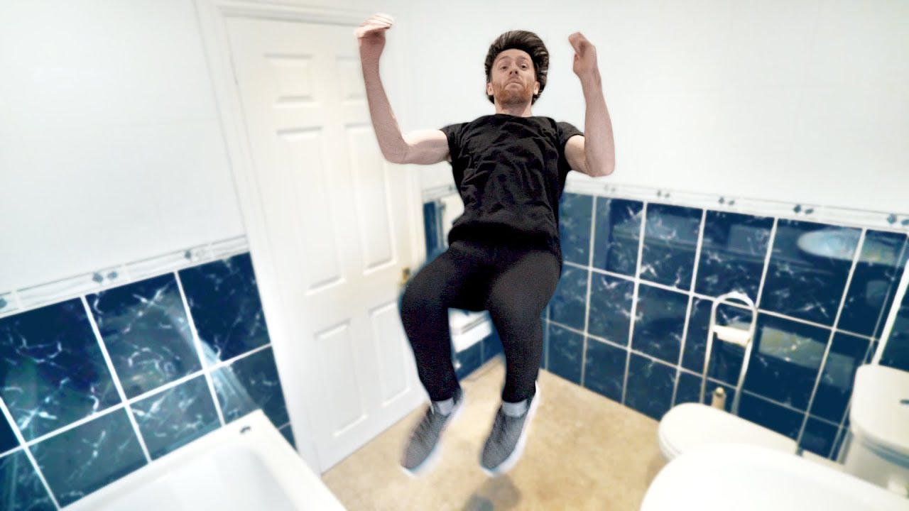 BACKFLIP EVERY ROOM IN THE GARRISON MANSION! - YouTube