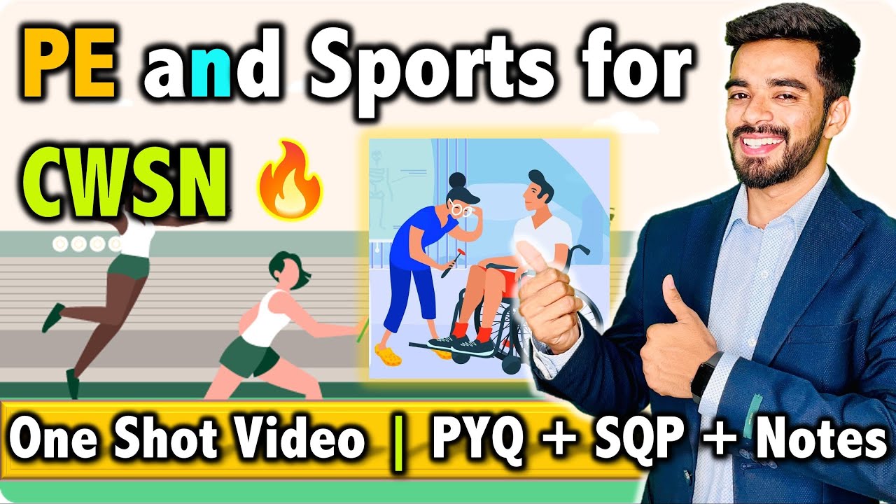 PE and Sports for CWSN - CH - 4 | 1 Shot video | CBSE Class 12th 2025 🔥 ...